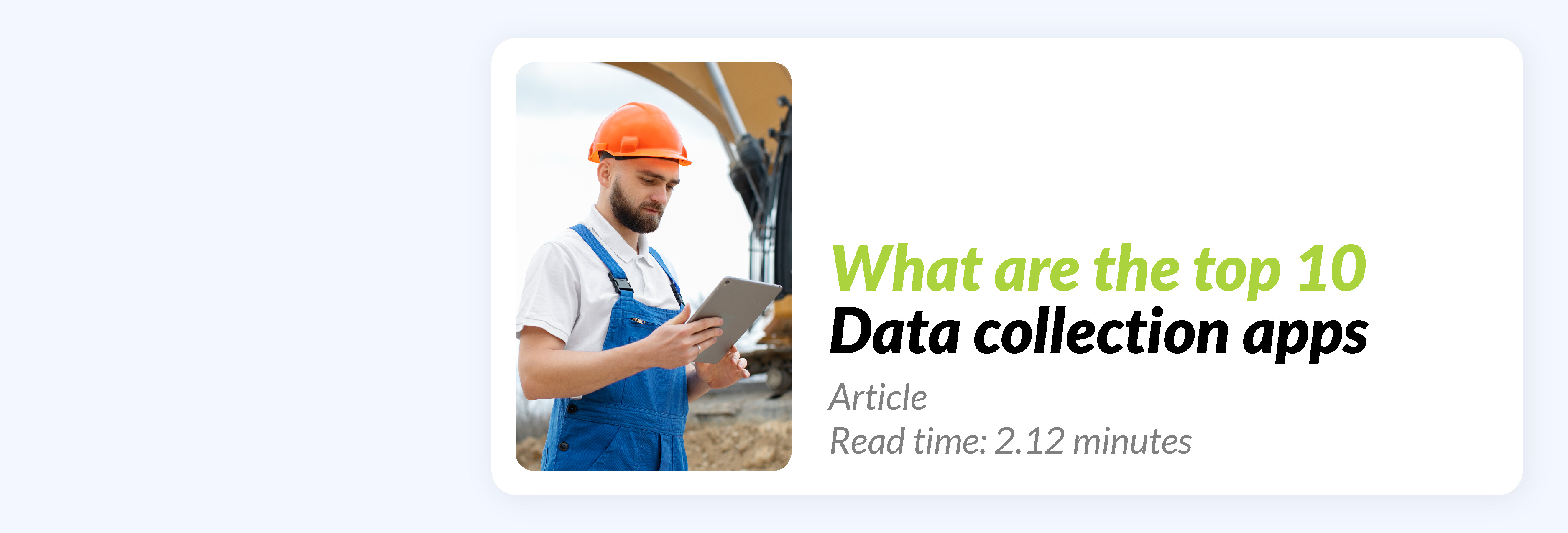 What are the top 10 data collection apps